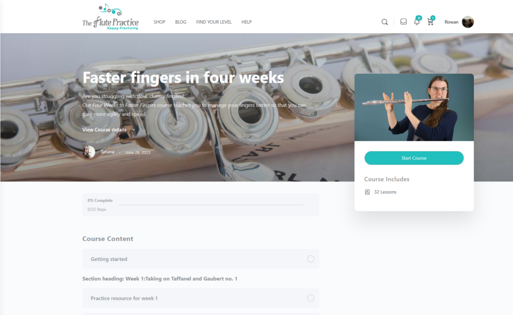 Faster fingers in four weeks - The Flute Practice