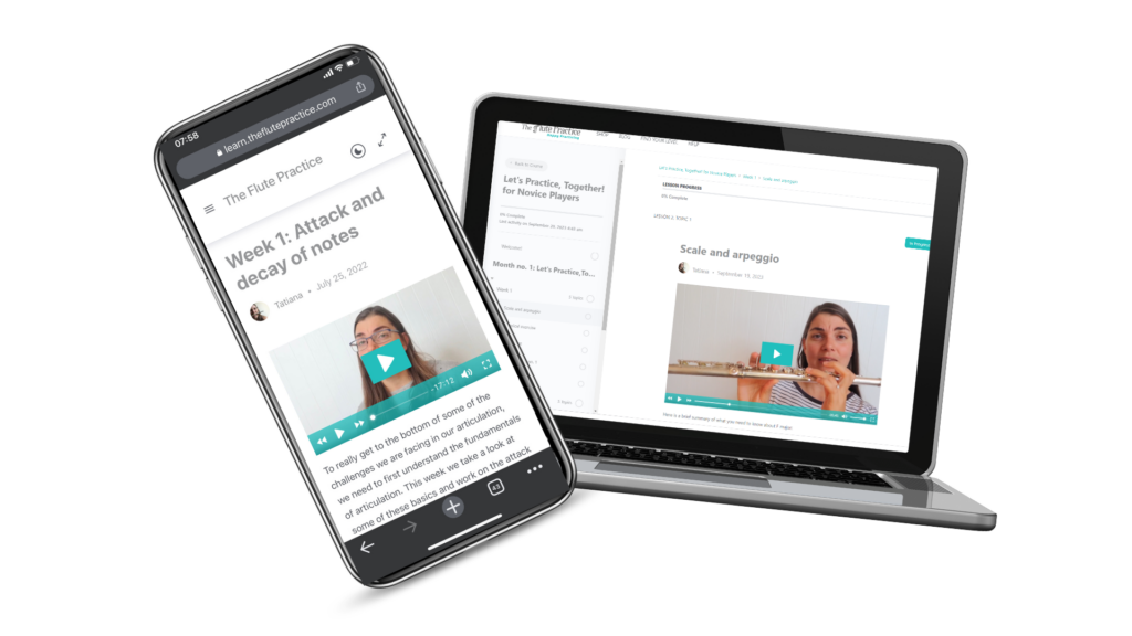 Let’s Practice, Together! (Early Intermediate) - The Flute Practice