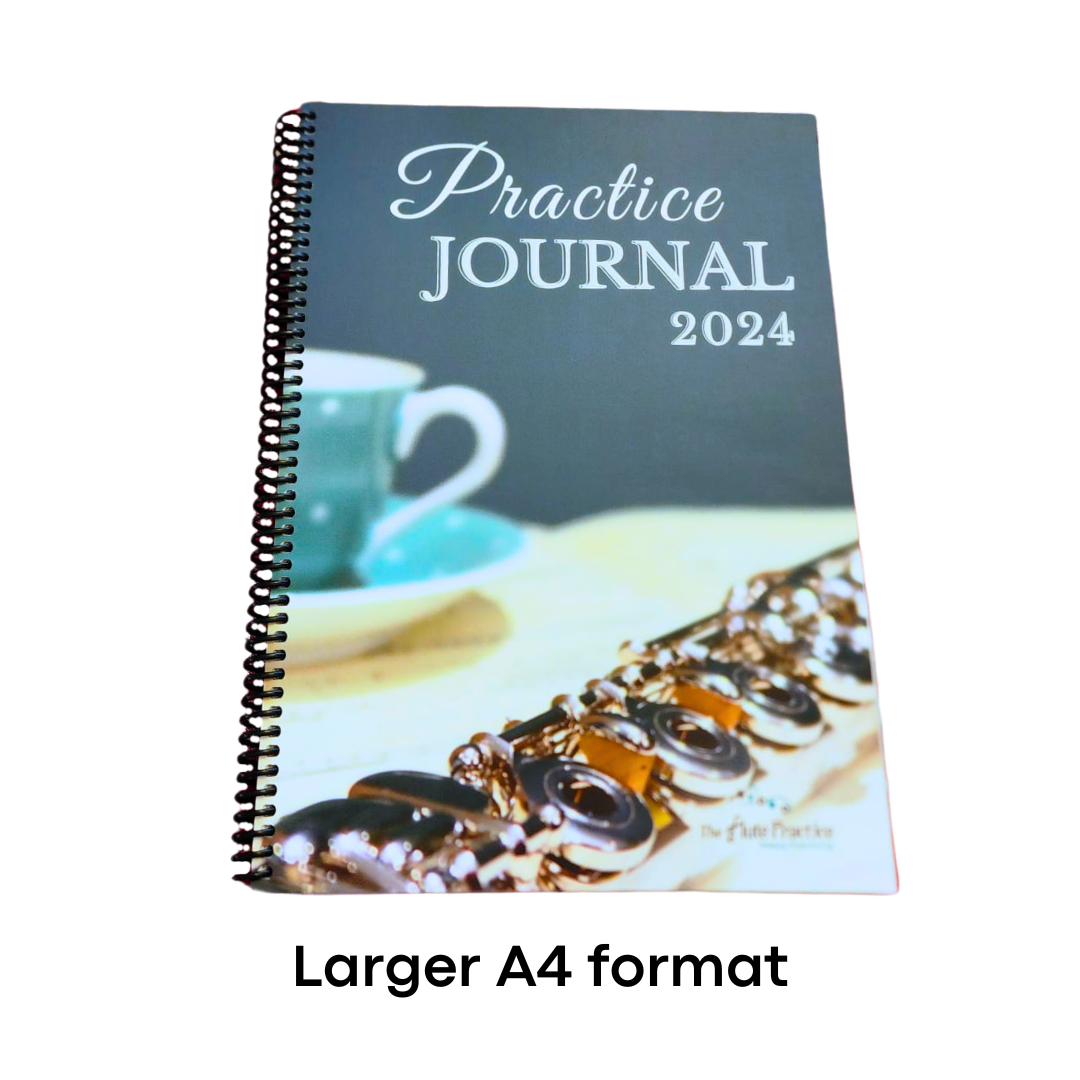 Practice Journal 2025 (A4 printed edition) - The Flute Practice