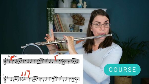 Learning the famous Menuet in G by Bach - The Flute Practice